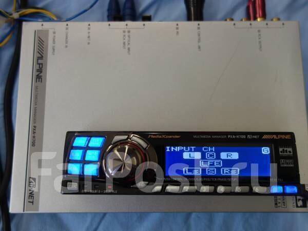 Alpine PXA-H700+RUX C701 аудио процессор, 6-канальный, б/у, в наличии ...