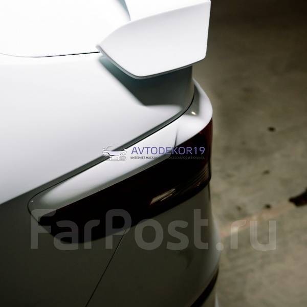 Широкие реснички на задние фонари Kia Rio 3 (Киа Рио 3) рестайлинг ...