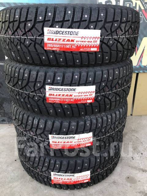 Bridgestone Blizzak Spike-02, 265/65R17 116T - Шины во Владивостоке