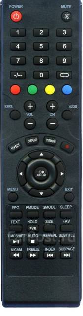 Пульт 32A3000 для ТВ DEXP, новый, в наличии. Цена: 950₽ во Владивостоке