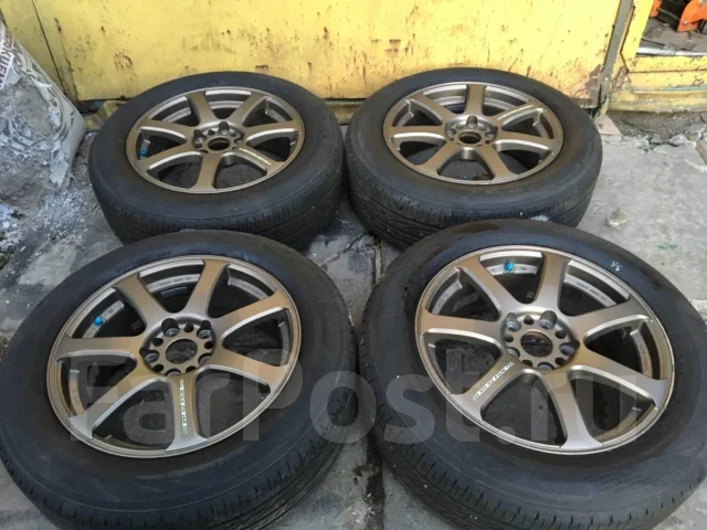 Диски Work Emotion XT-7, 17", 1 шт, 5x114.3, 73,1 мм. 4 шт, б/у, в ...