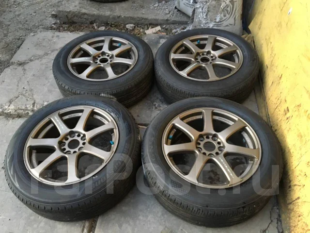 Диски Work Emotion XT-7, 17", 1 шт, 5x114.3, 73,1 мм. 4 шт, б/у, в ...