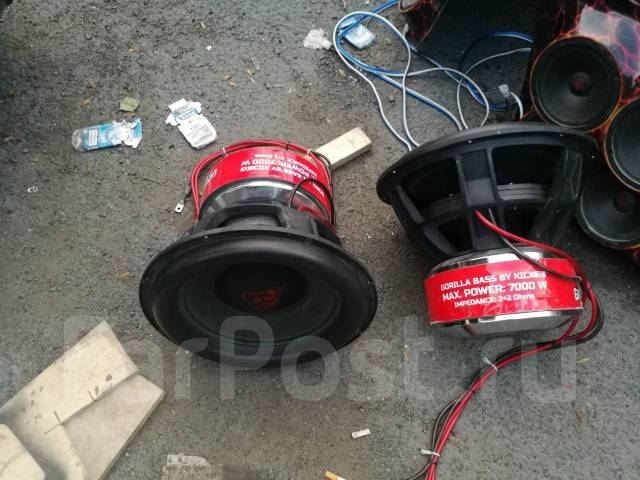Продам динамики gorilla bass 15", Kicx, компонентные, сабвуферы (нч), 38,1 x 38,1 см (15 x 15 ...
