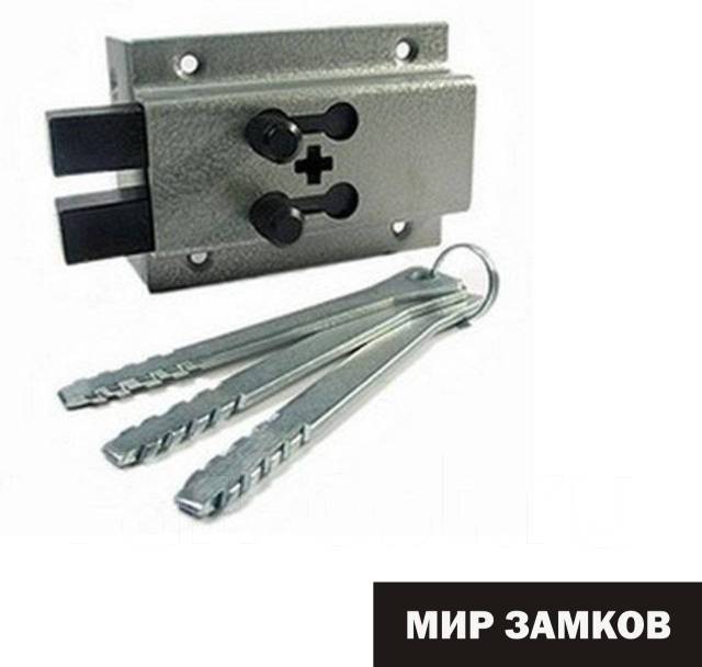Замок накладной ПХК Комаз/Делга/прямого хода/ригельный, новый, в ...
