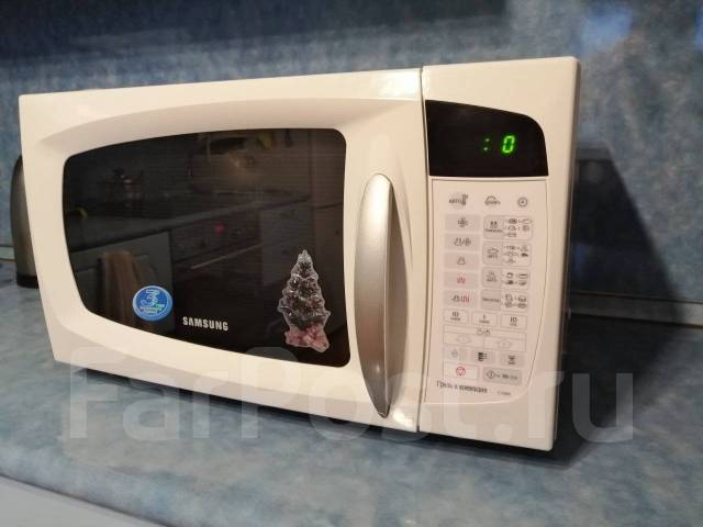 Микроволновая печь с духовкой, Samsung C106R, б/у, в наличии. Цена: 3 ...