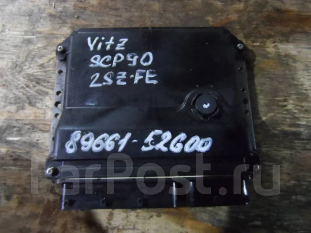 Блок управления двс Toyota 2SZ-FE Vitz SCP90 89661-52G00 купить в ...