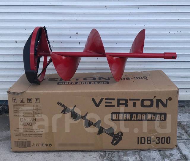 Шнек для льда к мотобурам Verton IDB 300 mm - Рыболовные принадлежности ...
