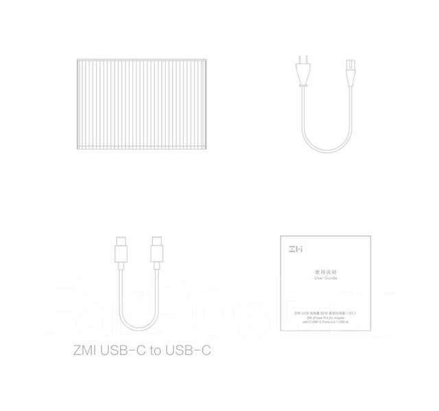 Оригинальное зарядное устройство для ноутбука Xiaomi Fast Charger 65W ...