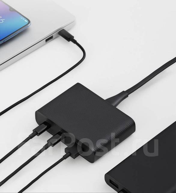 Оригинальное зарядное устройство для ноутбука Xiaomi Fast Charger 65W ...