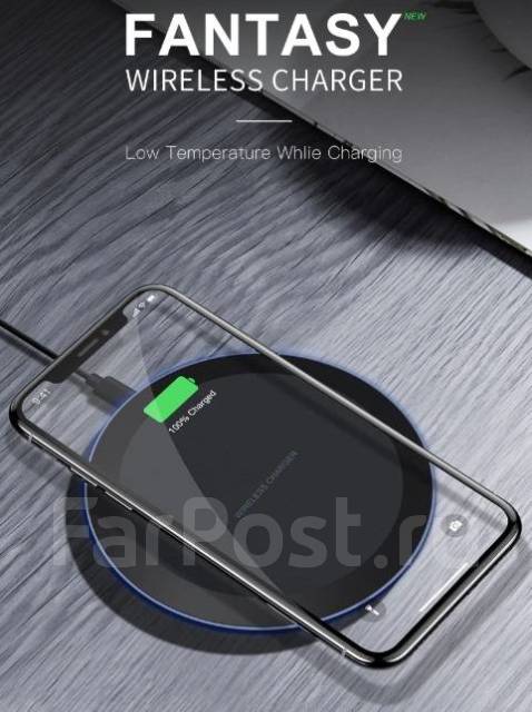 Беспроводная зарядка для iPhone 11 X Xs MAX XR 8 8plus быстрая зарядка ...