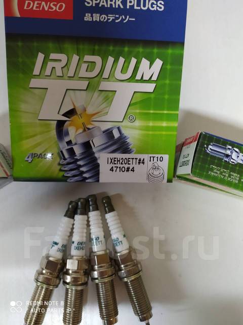 Комплект иридиевых свечей зажигания IXEH20ETT Denso 4шт НЕ Китай ...