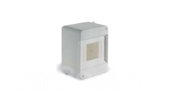 БОКС навесной 2-4 мод. без дверцы Белый УПМ IP40 TPlast LX40004-PWH ...