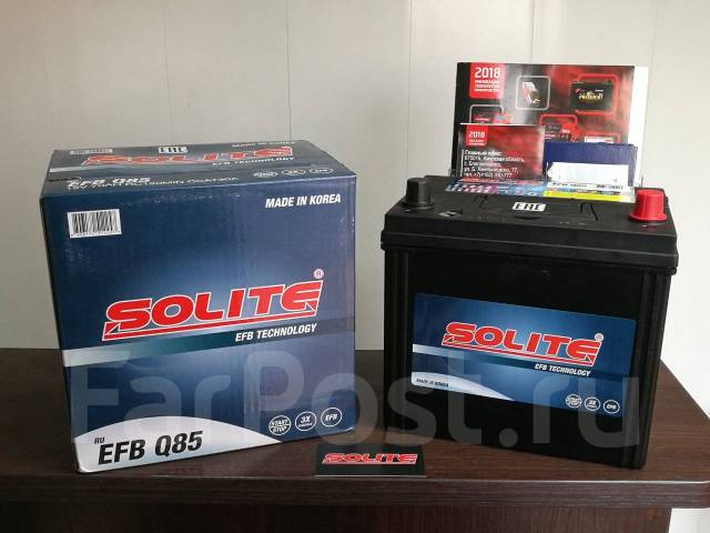 Solite EFB Q85 Q-85 70а/ч 730A(Q55 Q-55) Subaru XV Start-Stop - Аккумуляторы во Владивостоке