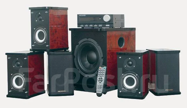 Активная 5.1-акустика Microlab A-H500, б/у, в наличии. Цена: 7 000₽ во ...