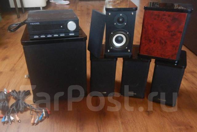 Активная 5.1-акустика Microlab A-H500, б/у, в наличии. Цена: 7 000₽ во ...