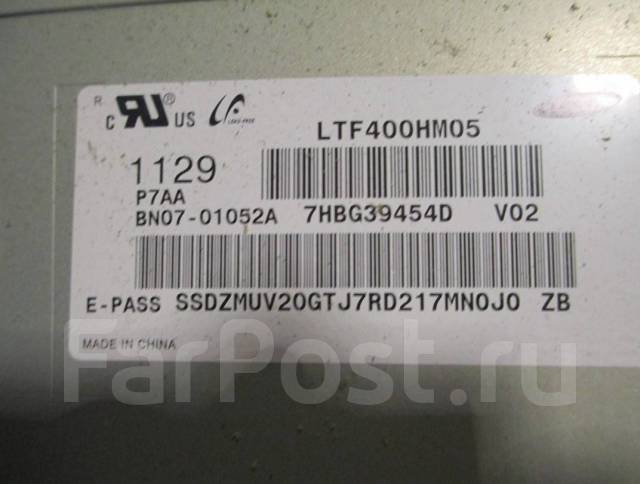 Телевизор 40" Samsung LE40D503F7W на запчасти, б/у, в наличии. Цена: 2 ...