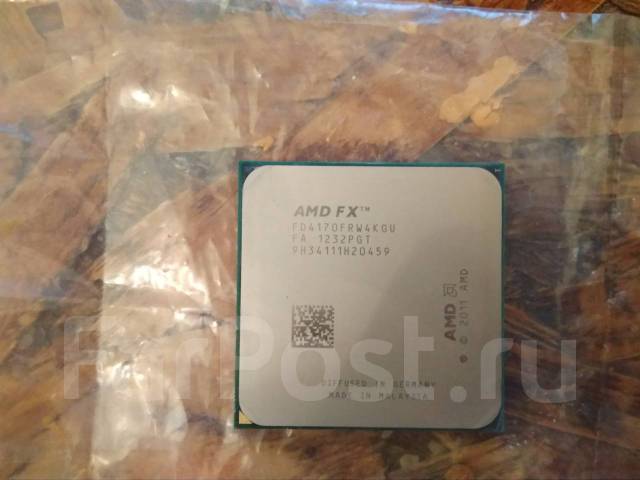 Быстрый процессор 4 ядра AMD FX 4170 (4.2 Ghz ) Socket AM3+ TDP 125W, б ...