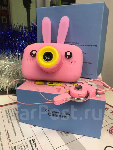Детский фотоаппарат Зайка. 3 игры + Чехол. Гарантия от НоутПарк ...