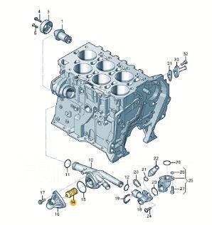 Термостат Audi Q7 VW Touareg Porsche Cayenne 3.6 03H121113 купить в ...