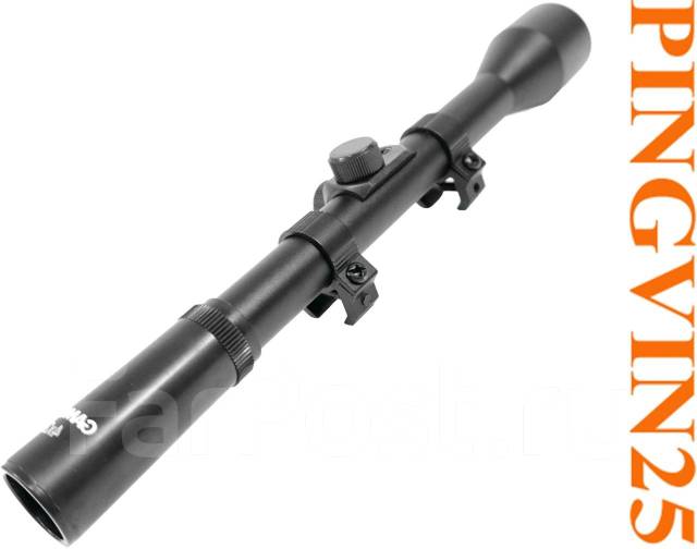 Оптический прицел на пневматическую винтовку Gamo 4x28 + Коль-ца, новый ...