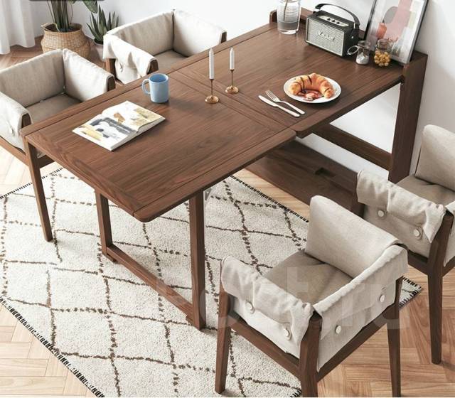 Стол обеденный (книжка) из натурального дерева со стульями - Мебель во ...