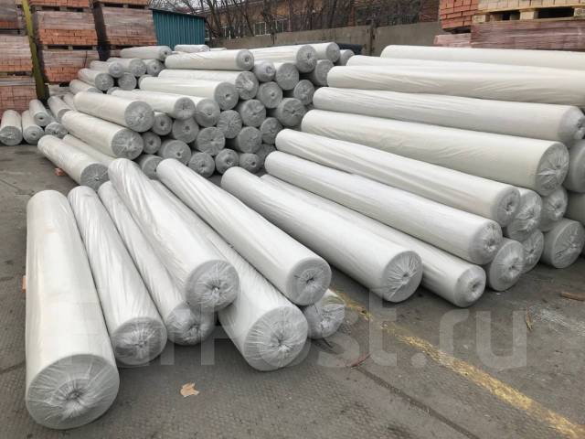 Геотекстиль иглопробивной плотностью 200 г/м2, рулон 2х50 м, новый, в ...