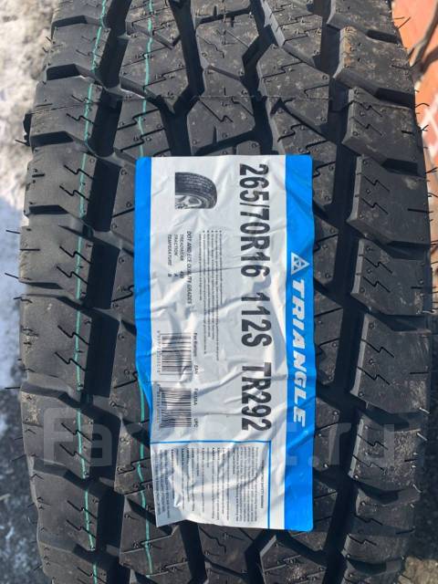 Triangle AgileX AT TR292, 265/70R16, 16", 1 шт, в наличии, 265 мм, 70 %, радиальный, Грязь AT ...