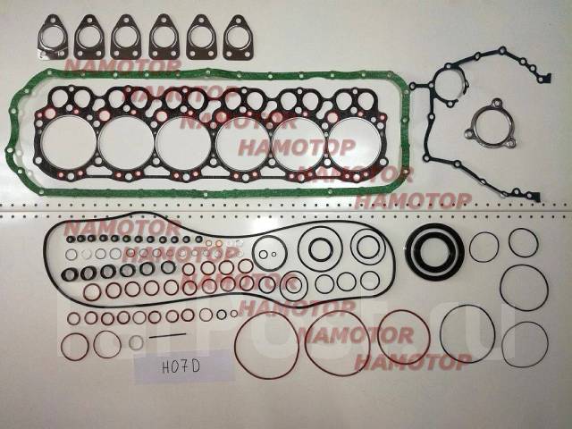 Ремкомплект двигателя HINO H07D, H07C D6DA 04010-0566, 04010-0387 ...
