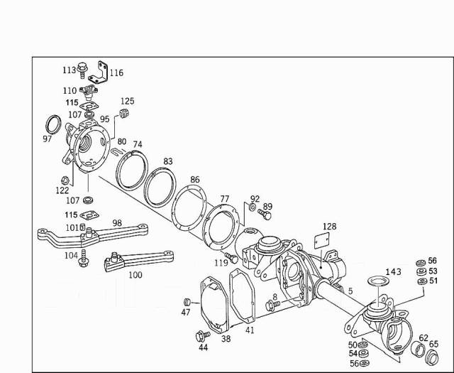 Сальник привода 40x50x8 Mercedes G-Class 463 92- A0099972847 купить в ...