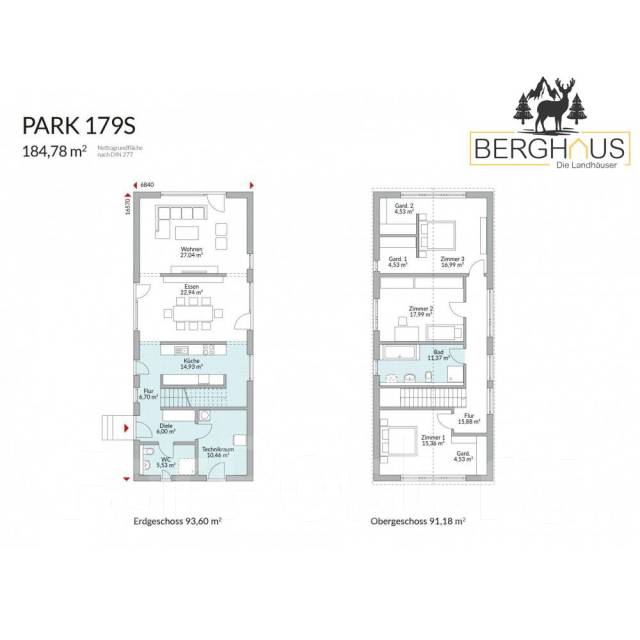 Проект двухэтажного дома Park 179S м2 - Проекты домов во Владивостоке