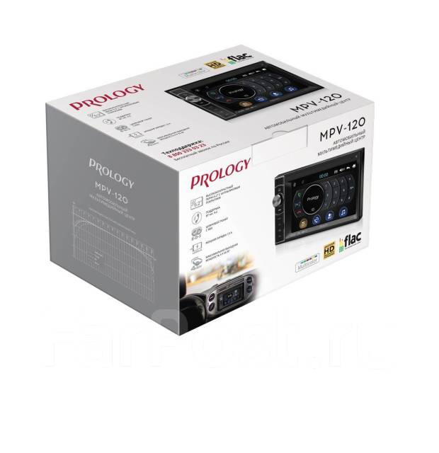 Автомагнитола Prology MPV-120 мультимедийный центр, 2 DIN — 178x100 мм, новый, в наличии. Цена ...