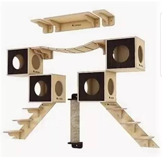 Игровой комплекс для кошек, кошек, грызунов, кроликов, хорьков, в ...