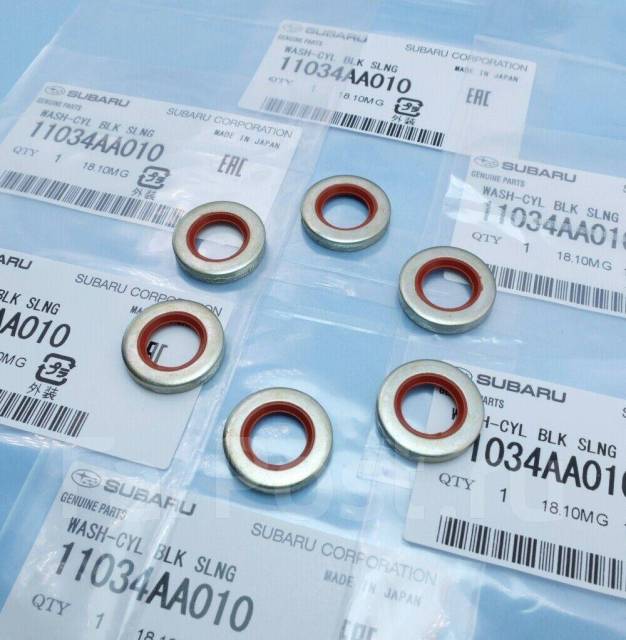 Шайба уплотнительная блока комплект Subaru 11034AA010 купить в Санкт ...