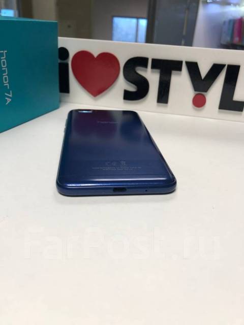 Смартфон Honor 7A 16Gb (DUA-L22) istyle, 5.45", моноблок, черный, б/у ...
