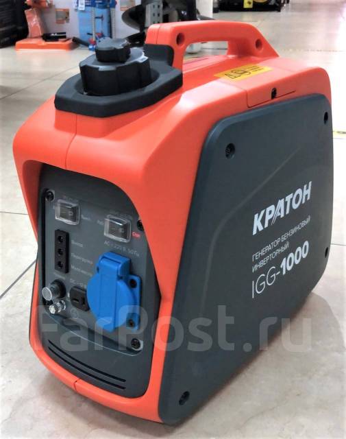 Генератор инверторный Кратон IGG-1000. 950Вт. малошумный. 4-тактный ...