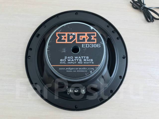 Автомобильная акустика Edge ED-306-E2, компонентные, 80 Вт, новый, в наличии. Цена: 2 400₽ во ...