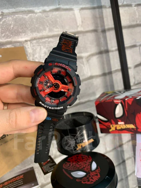 Часы Casio G-Shock Spider MAN - Аксессуары и бижутерия во Владивостоке