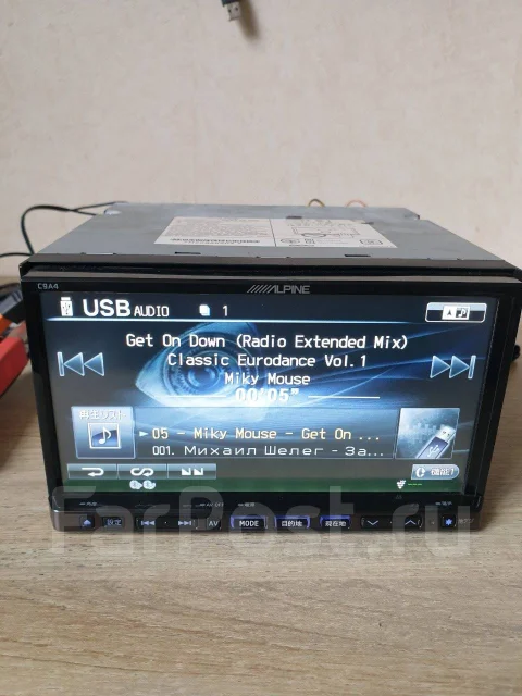 Alpine C9A4 DVD CD USB SD BT, 2 DIN — 178x100 мм, б/у, в наличии. Цена ...