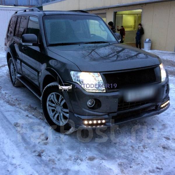 Тюнинг решетка радиатора на Mitsubishi Pajero 4 (Митсубиси Паджеро 4 ...