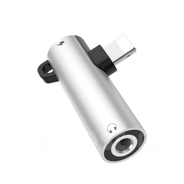 Адаптер- переходник для iPhone 7 Hoco LS21 с айфон на 3,5 мм и зарядку ...