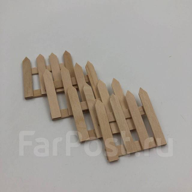 Деревянный забор декоративный, новый, в наличии. Цена: 100₽ во Владивостоке