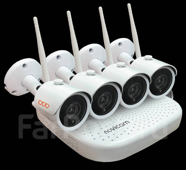 Комплект WIFI IP камер видеонаблюдения Novicam Wifi KIT-1204 - Оборудование для бизнеса во ...