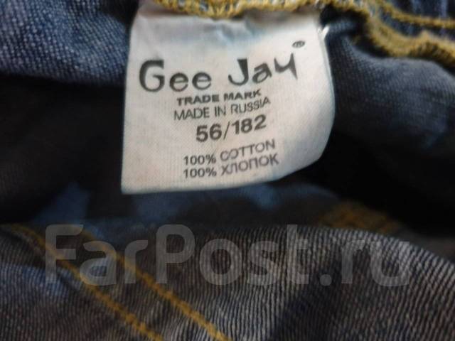 Джинсы Gee Jay, размер: 56, 112,0 см, 100,0 см, 114,0 см, демисезон, б ...