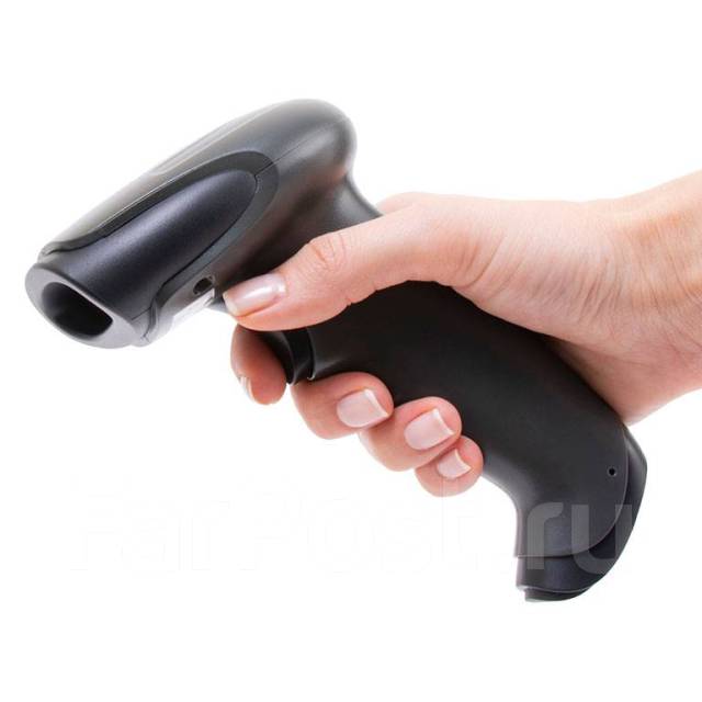 Акция! Сканер штрих кода беспроводной 2D POScenter BT USB чёрный, новый ...