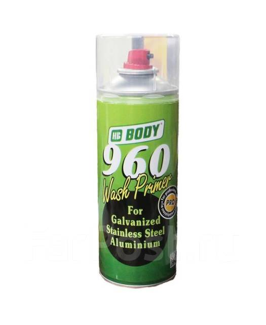 Грунт кислотный BODY 960 Wash Primer 0,4л, в наличии. Цена: 820₽ во ...