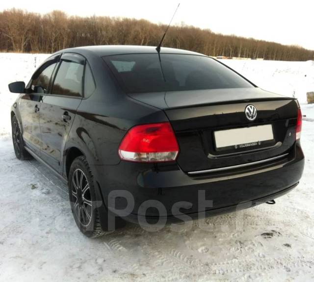 Лип спойлер "RedLine" VW Polo (Фольксваген Поло) седан 2010г-выше ...