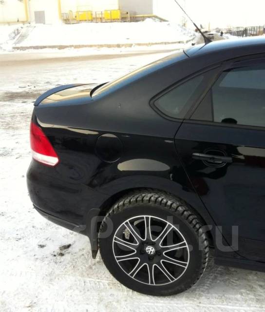 Лип спойлер "RedLine" VW Polo (Фольксваген Поло) седан 2010г-выше ...