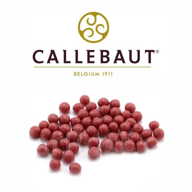 Шоколадные жемчужины Crispearls RUBY Шоколад Callebaut 100гр