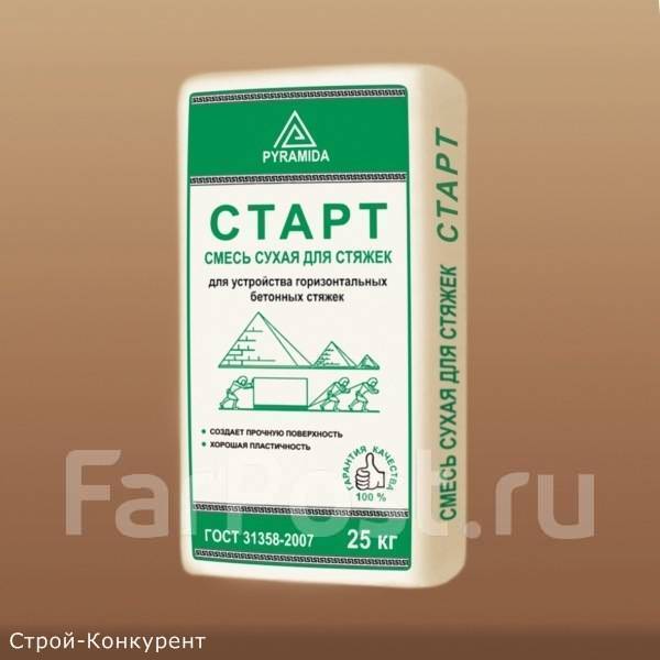 Стяжка для пола 25 кг от завода производителя - Строительные смеси во ...