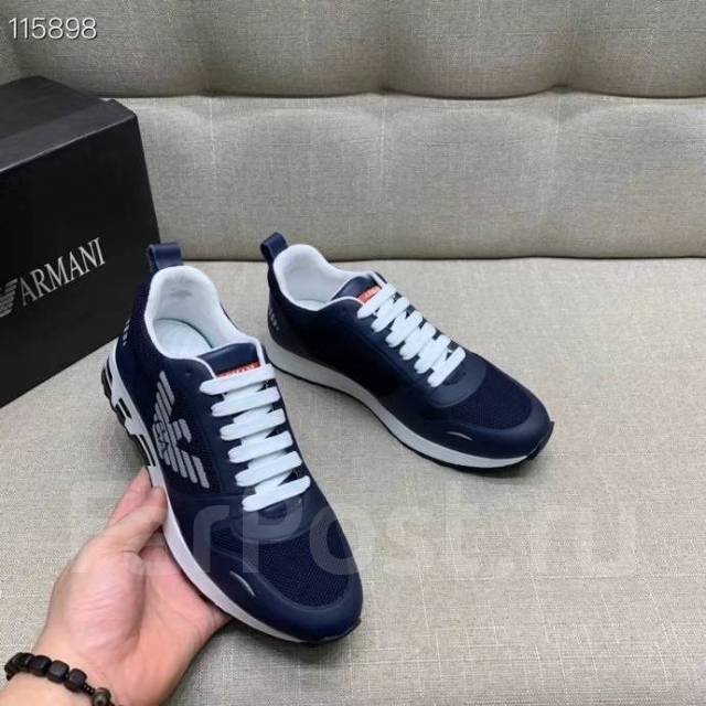 Мужские кроссовки Armani, люкс качество - Обувь во Владивостоке